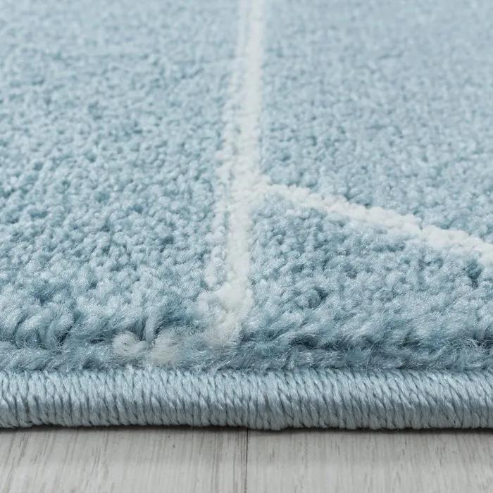 Vopi | Kusový koberec Efor 3715 blue - 80 x 250 cm