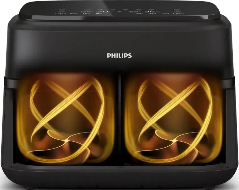 Philips Horkovzdušná fritéza 1000 Series Dual basket NA150/00