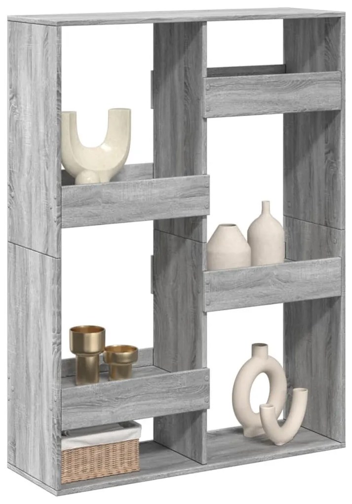 Dělicí stěna šedá sonoma 100 x 33 x 135 cm kompozitní dřevo 3309560