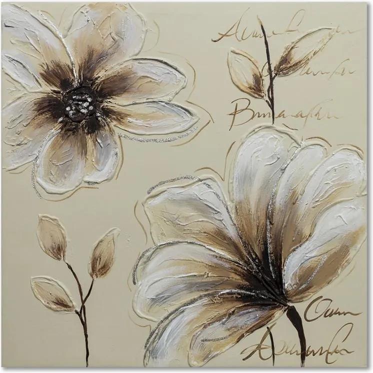 Obraz CARO - Flowers 6 100x100 cm