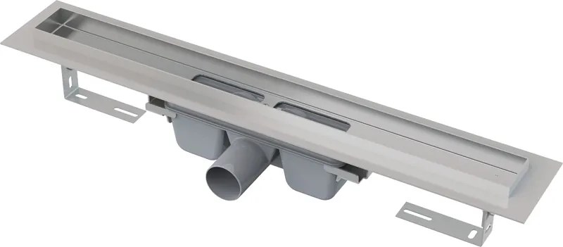 ALCAPLAST Professional Podlahový žlab s okrajem pro plný rošt APZ6-650
