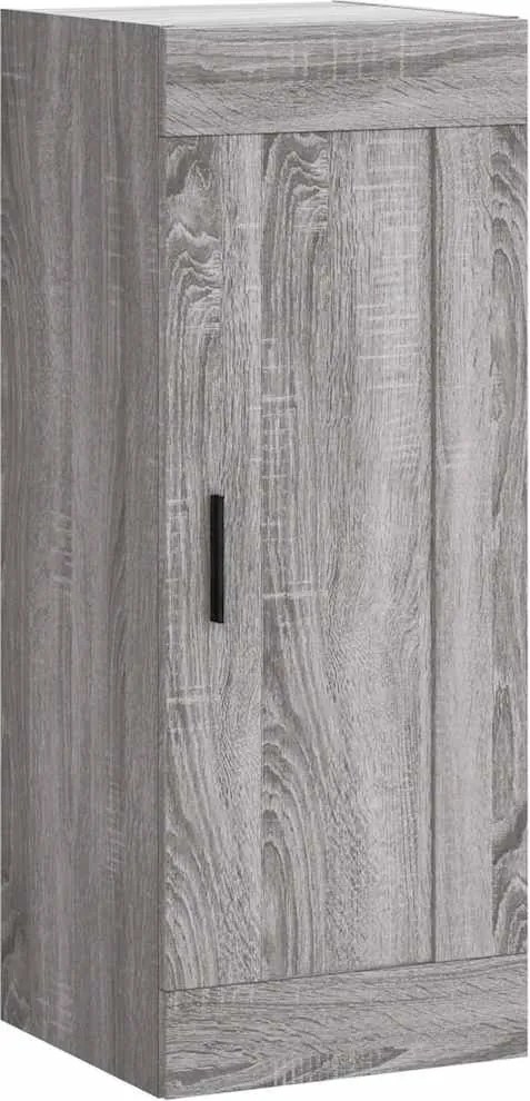 Skříň highboard šedá sonoma 34,5 x 34 x 180 cm kompozitní dřevo 3200343