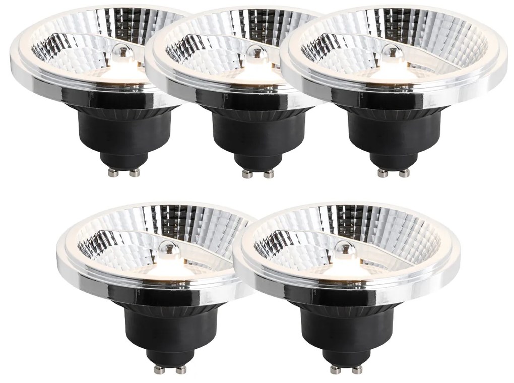 Sada 5 stmívatelných LED žárovek GU10 111mm 10,5W 770 lm 2700K
