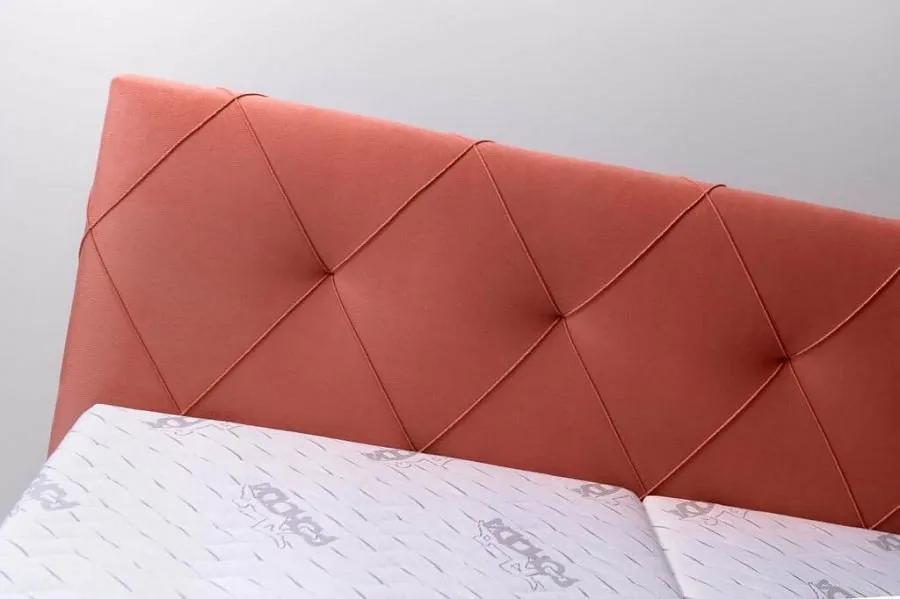 Pohoda Čalouněná postel NAIROBI s úložným prostorem a volně loženou matrací | Látka: Andora 303,Šířka matrace: 180 cm