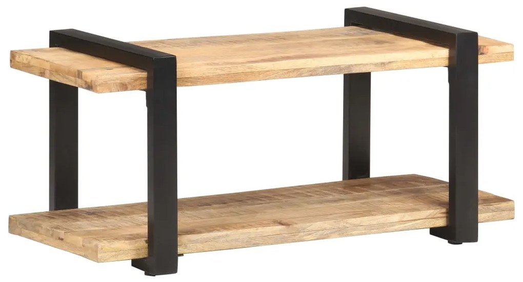 TV stolek 90 x 40 x 40 cm hrubé mangovníkové dřevo 320493