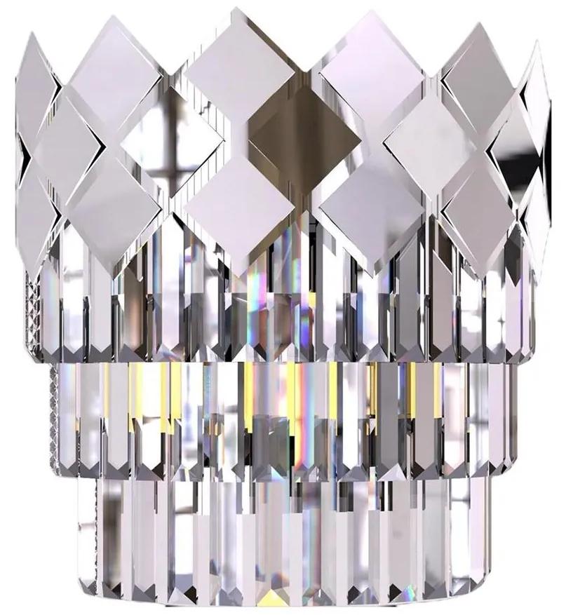 Milagro Nástěnné svítidlo CARISMA 2xE14/40W/230V lesklý chrom MI2181