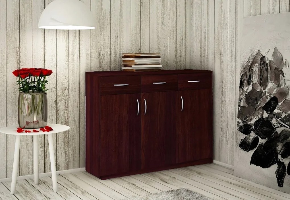 Casarredo Komoda AGNES/HIT 3D3S wenge