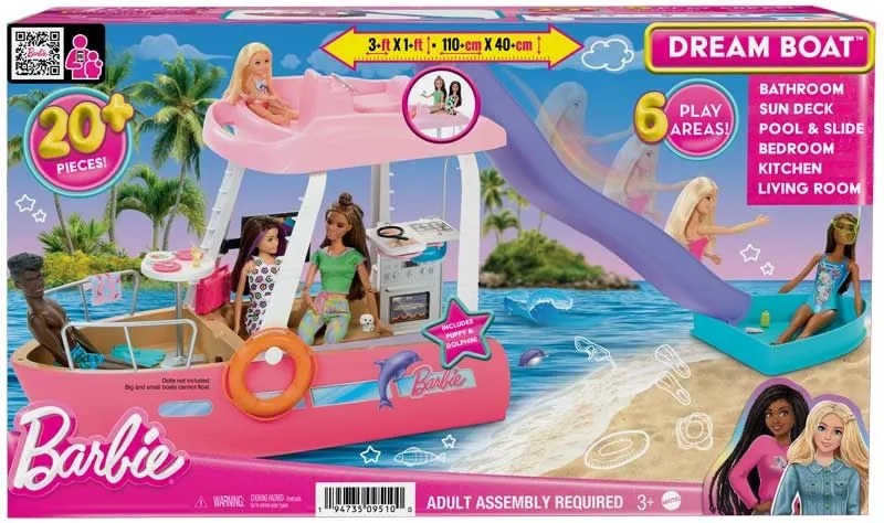 Mattel barbie loď snů, hjv37