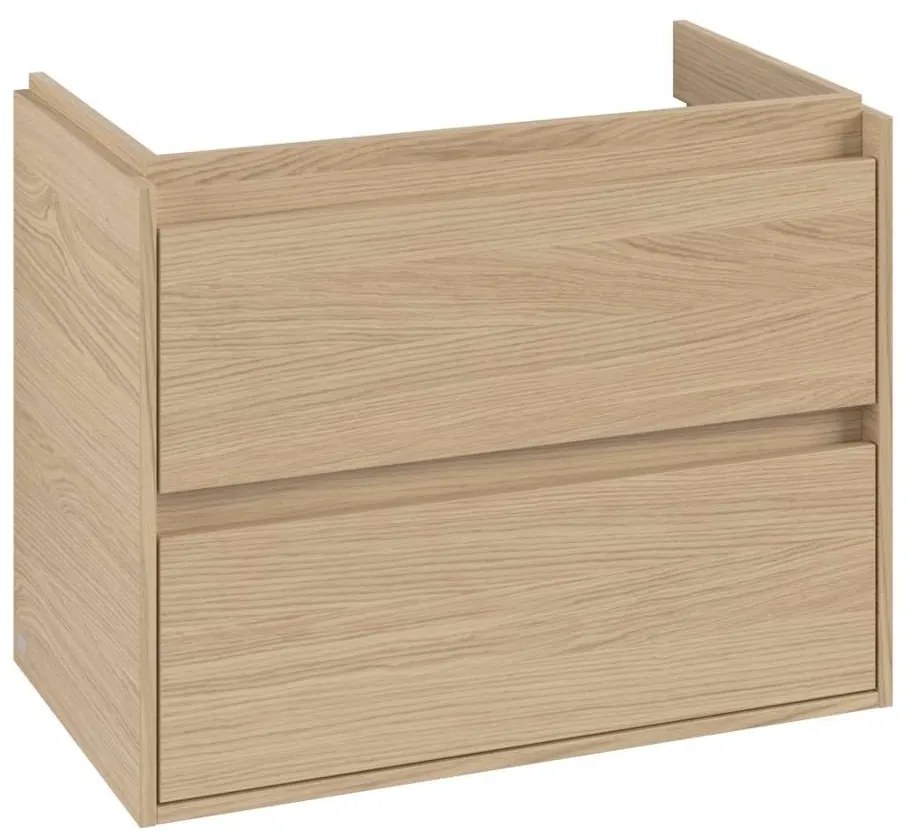 Villeroy & Boch Skyla - Umyvadlová skříňka, 77x60x44 cm, 2 zásuvky, Nordic Oak C79700VJ