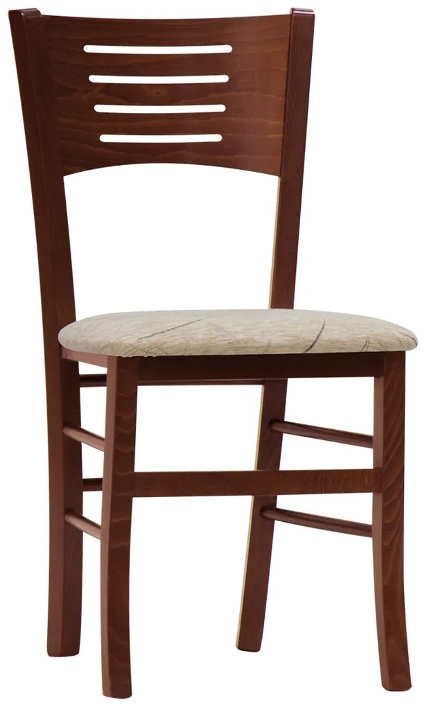 Stima Židle ATALA s čalouněným sedákem Odstín: Olše, Látky: TRISTAN beige 14