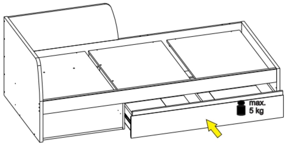 Studentská postel Jazz 1S/90
