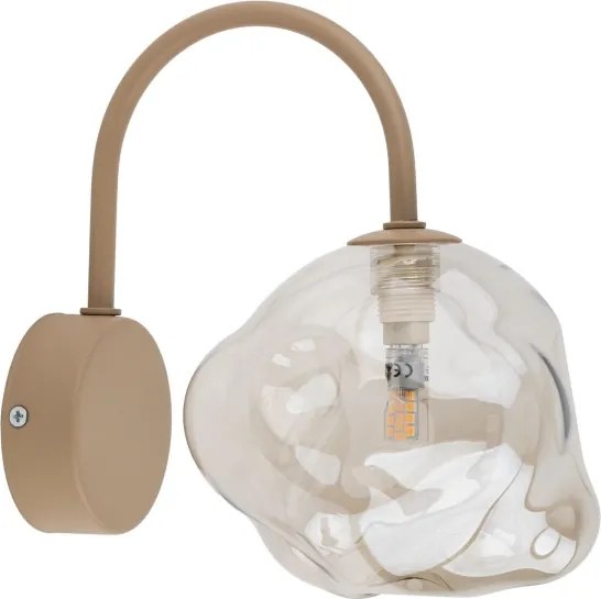 Brilagi - Nástěnná lampa VULCANO 1xG9/8W/230V béžová/kouřová béžová