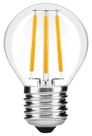 Prémiová retro LED žárovka E27 6W 806lm G45 denní, filament, ekv. 60W, 3 roky