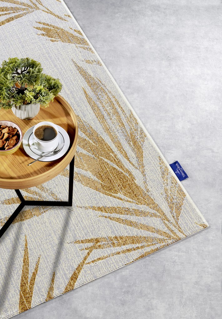 Villeroy & Boch Kusový koberec 106062 Cream, Gold – na ven i na doma, 120x180, žlutá, chodba / předsíň