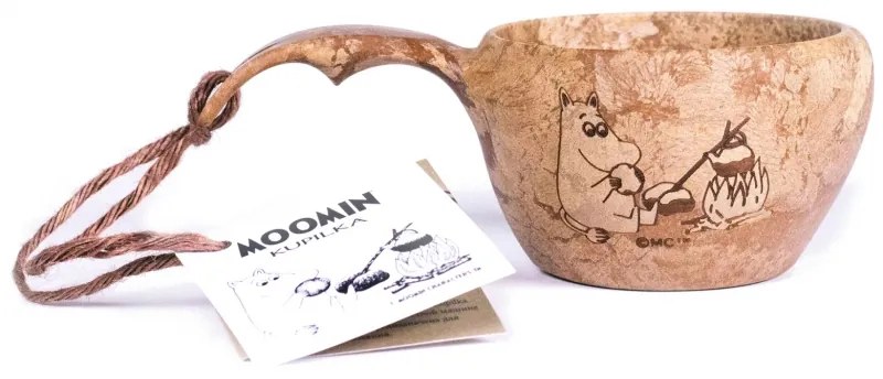 Hrnek kuksa Kupilka Moomin 0,21l, hnědý