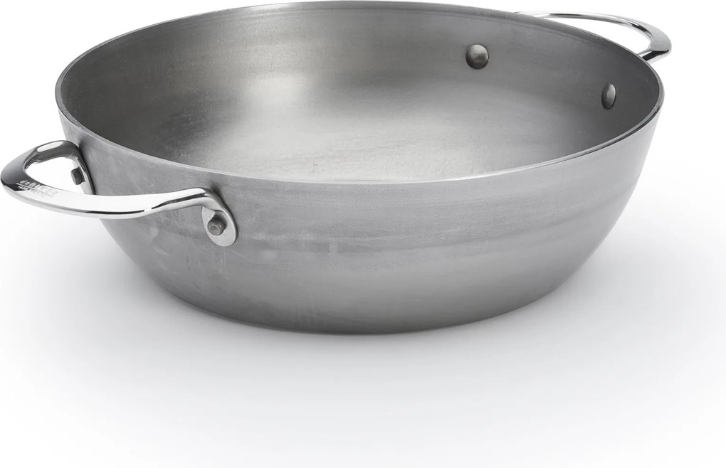 Ocelová hluboká servírovací pánev de Buyer MINERAL B P.24cm 2,5l