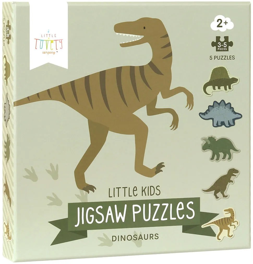 A little lovely company puzzle s dinosaury