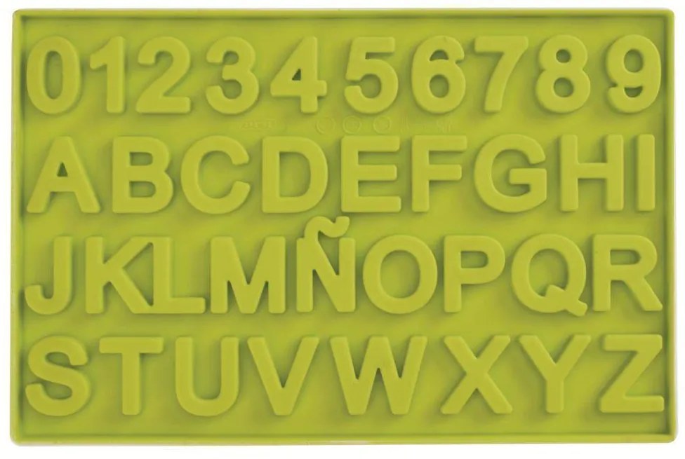 Silikonová forma na čokoládu čísla a písmena - Ibili