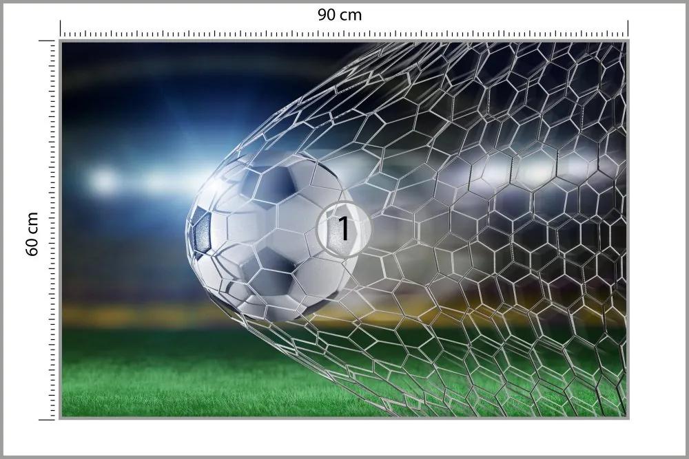 Fototapeta Fotbalový Gól 3D Omyvatelný vlies 300x210