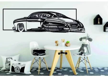Dřevěný obrázek automobilového nadšence I SENTOP PR0319