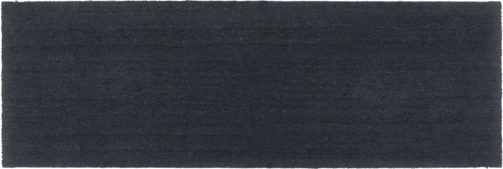 Rohožka před dveře tmavě šedá 100 x 300 cm kokosové vlákno 155595
