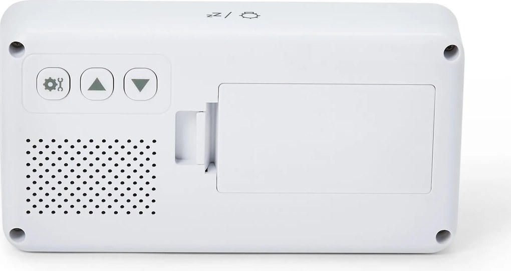 Tchibo - Rádiový LCD budík - barva: bílá