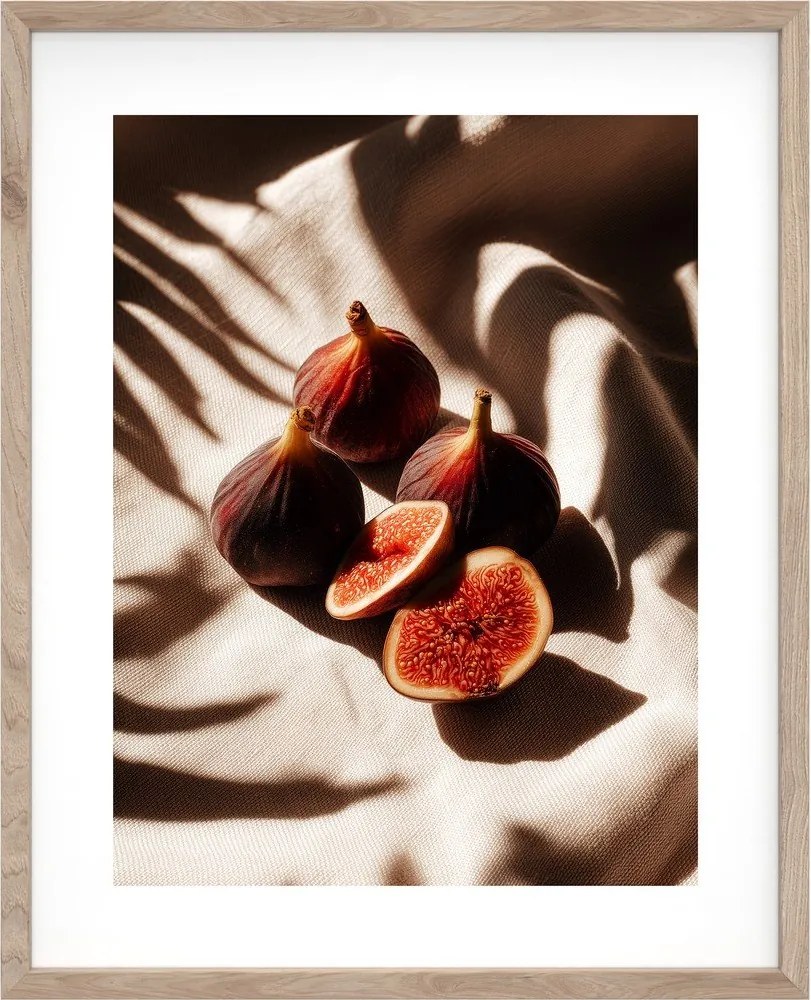 Tištěný obraz s rámem 40x50 cm Ripe Figs – Styler