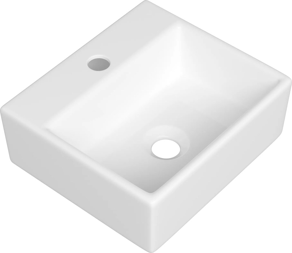 Gamma Arco, umyvadlo na desku 335x300x120 mm, bílá lesklá, GMA-UC-ARCO