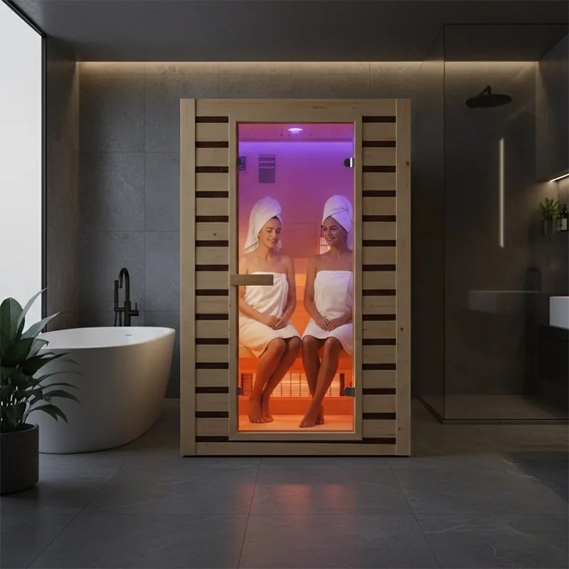 BPS-koupelny Infrasauna Relax HYD-6712 120x105, 1-2 osoby