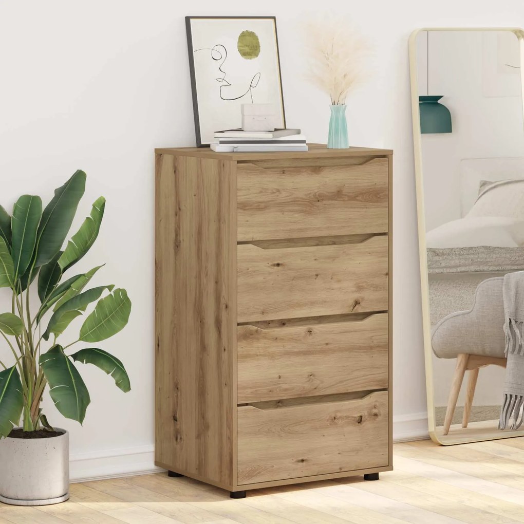 Úložné skříně 60 x 48 x 105 cm Kompozitní dřevo Artisanový dub 3406244