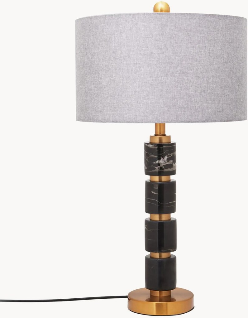 Stolní lampa's mramorovou podstavou Marmo