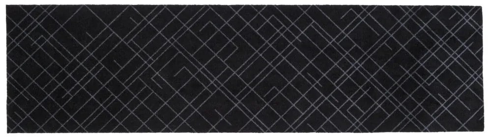 Černošedá rohožka tica copenhagen Lines, 67 x 250 cm