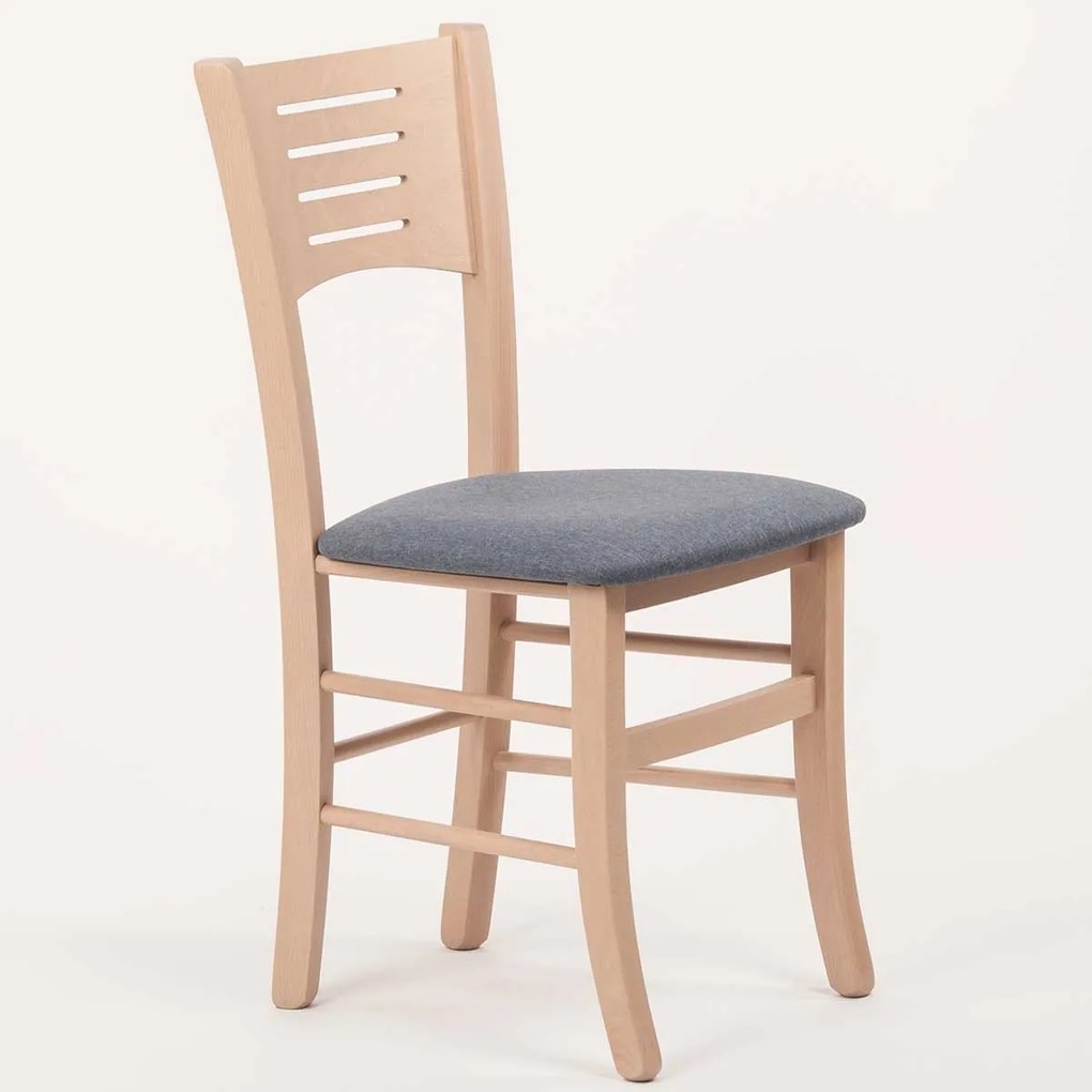 Stima Židle VERONA s čalouněným sedákem dub sonoma LUX jeans 33