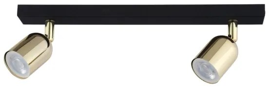LED Bodové svítidlo TOP 2xGU10/10W/230V černá/zlatá