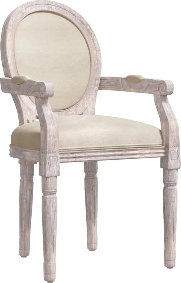 vidaXL Jídelní židle 54 x 56 x 96,5 cm samet [344480] Barva: Šedá
