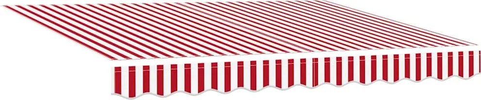 Stahovací markýza Červená a Bílá 300 x 250 x 165 cm 3329992