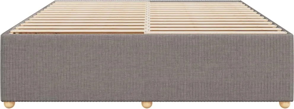 Rám postele bez matrace taupe 180 x 200 cm textil 3284960