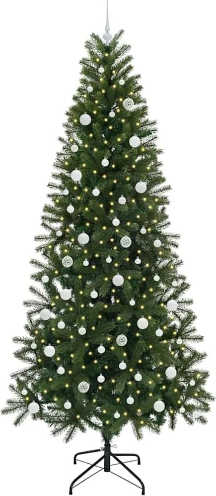 Umělý vánoční stromeček Zelená 240 cm PE a PVC 3397383