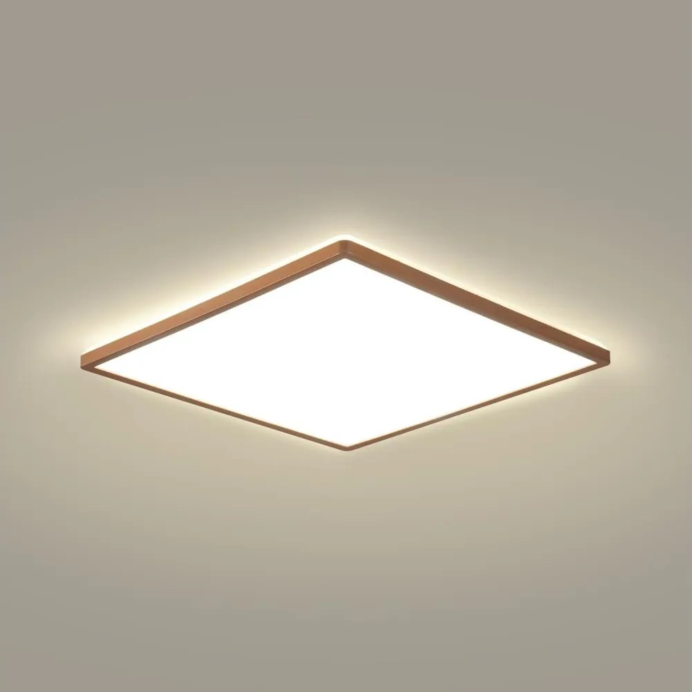 Brilagi - LED Koup. str. svít. ULTRA SLIM LED/24W/230V 42x42 cm rose gold IP54