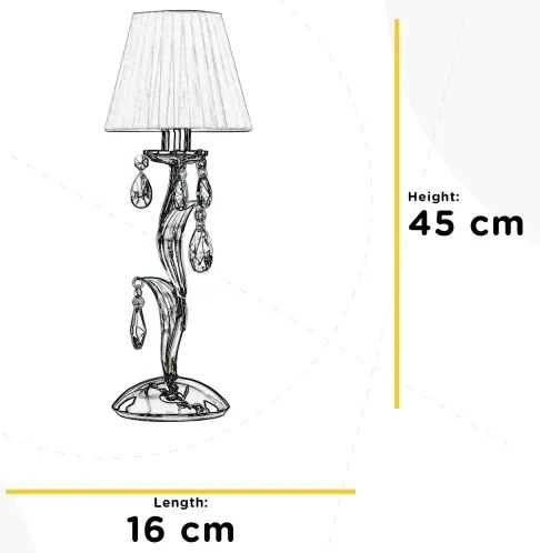 ONLI - Stolní lampa JACQUELINE 1xE14/6W/230V