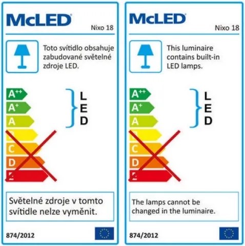 LED podhledové svítidlo McLED NIXO 18W 4000K neutrální bílá ML-412.062.33.0