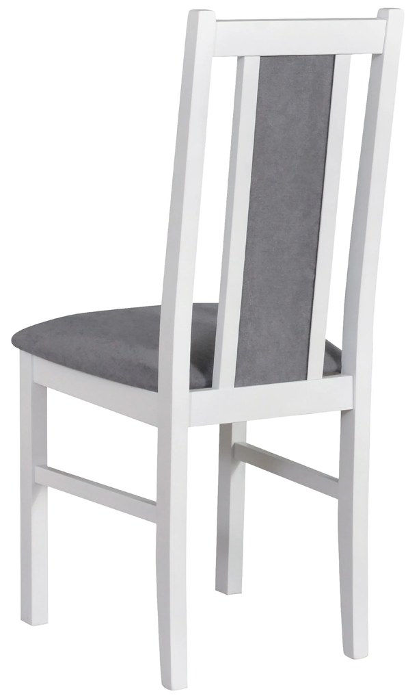 Jídelní židle Boro 14 Zvolte dřevo: Bílá, Zvolte látku: látka 12b