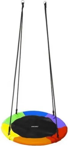 Kruhová zahradní houpačka 100 cm Kruzzel 25285 čapí hnízdo