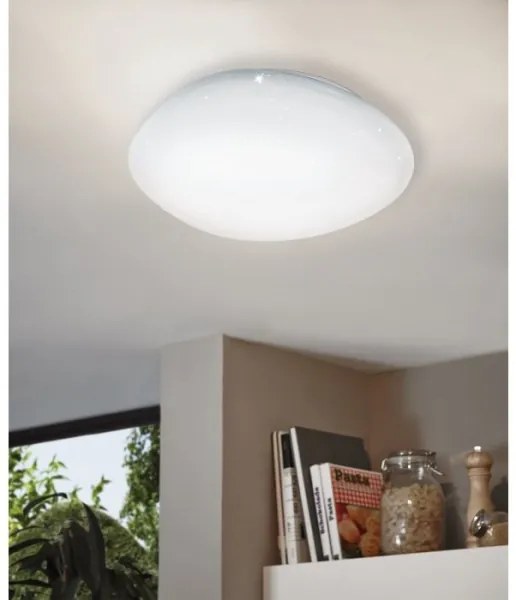 Eglo 98228 - LED Stmívatelné stropní svítidlo SILERAS-A LED/36W/230V pr.60cm+ DO
