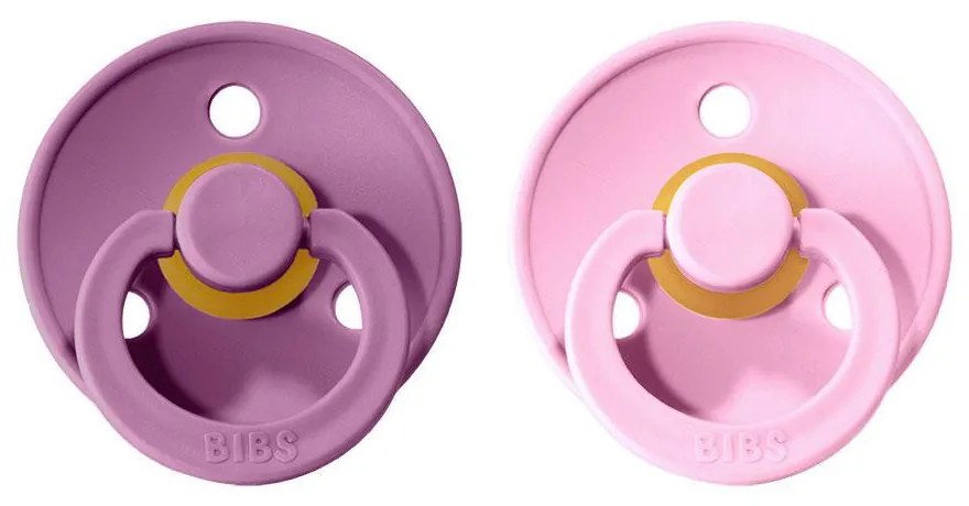 Bibs Dudlíky kaučuk 2 ks 6-18 měsíců Colour Vanilla-cloud