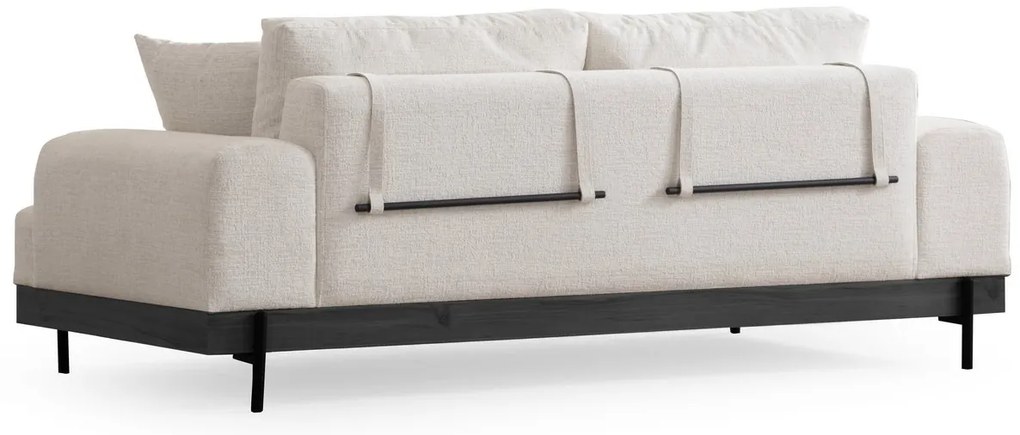 Hanah Home Třímístná pohovka ETI bílá 220 cm