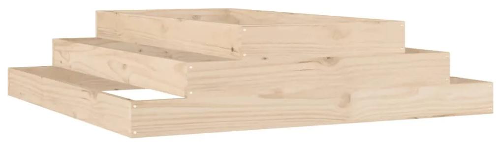 Truhlík 110 x 110 x 27 cm masivní borové dřevo,  823899