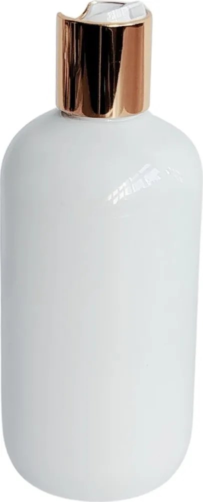 Dávkovač na mýdlo 300 ml bílý s bílo-zlatým DISC TOP BELA