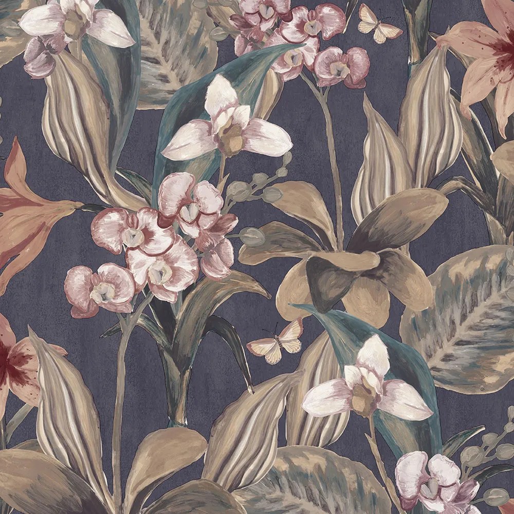 Vliesová tapeta s květy orchidejí BR24084, Breeze, Decoprint