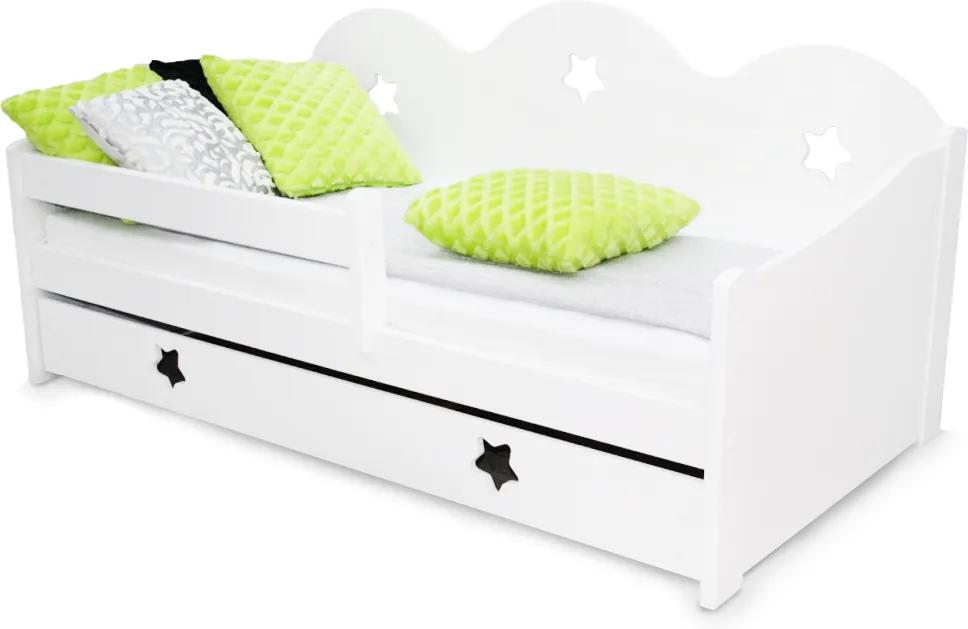 AKCE Dětská postel Miki 80 x 160 cm POŠKOZENO Rošt: Bez roštu, Matrace: Bez matrace